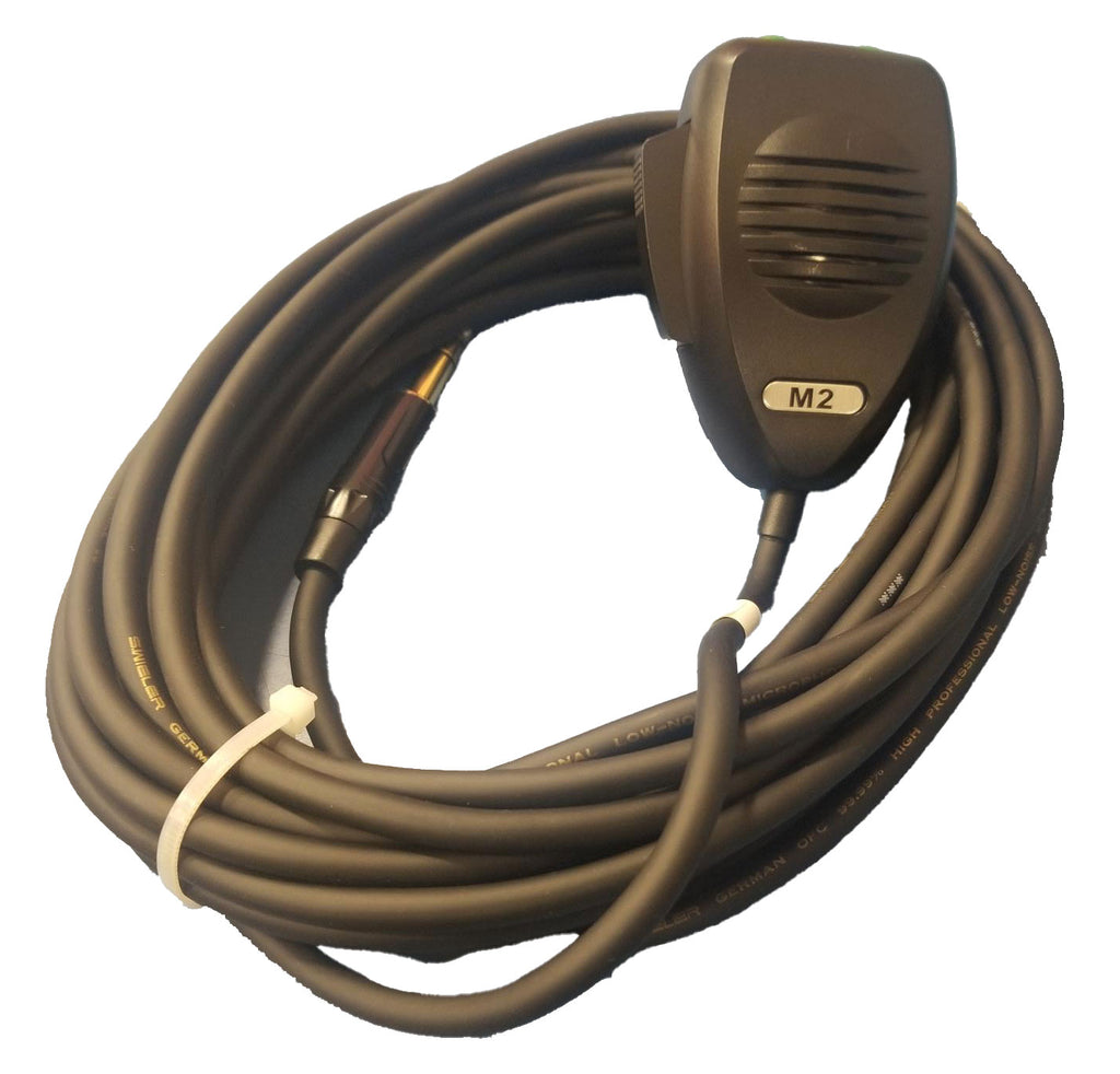 Microphone with a 25' cord. (M2-25) – Colorado Time Systems