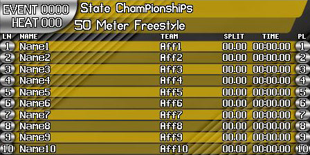 224 x 448 Designer Template: 10-Lane Swimming Transparent Lane Lines ...